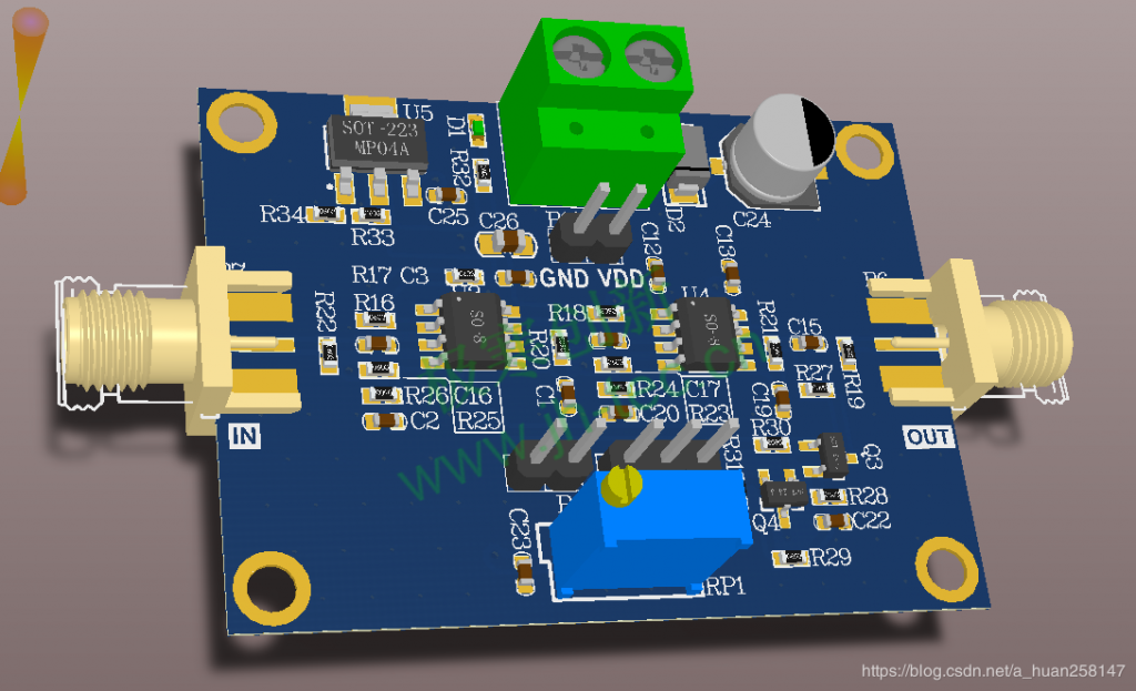 AD603_AGC原理图PCB及如何使用经验分享 | 极寒钛