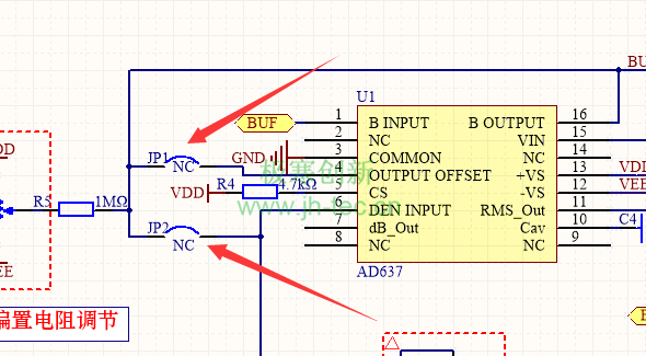 AD637原理图PCB及如何使用经验分享 | 极寒钛博客网