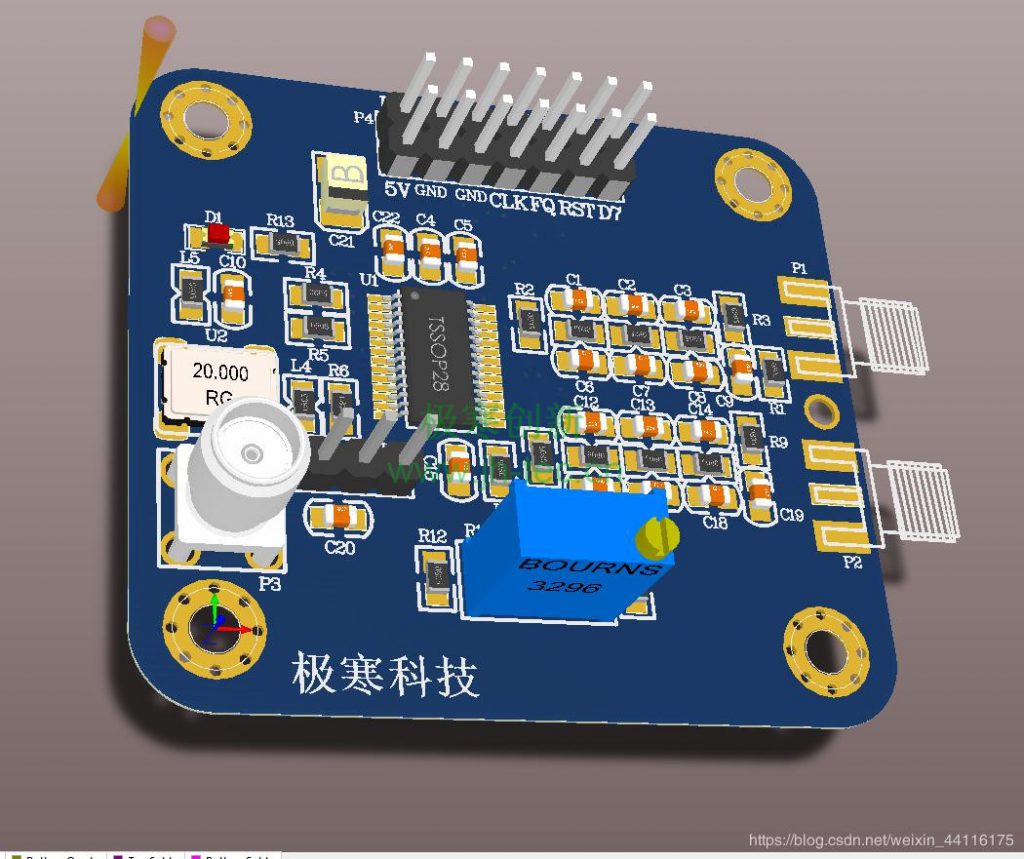AD9851/AD9850原理图PCB使用经验分享 | 极寒钛博客网